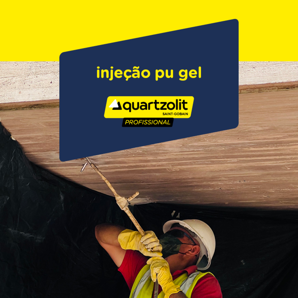 injeção PU gel quartzolit | Quartzolit Profissional